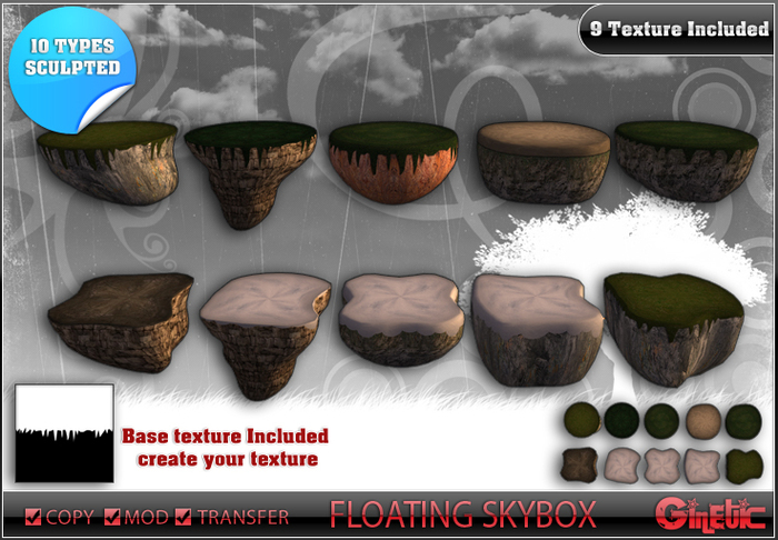 Second Life Marketplace - [G] Floating Skybox